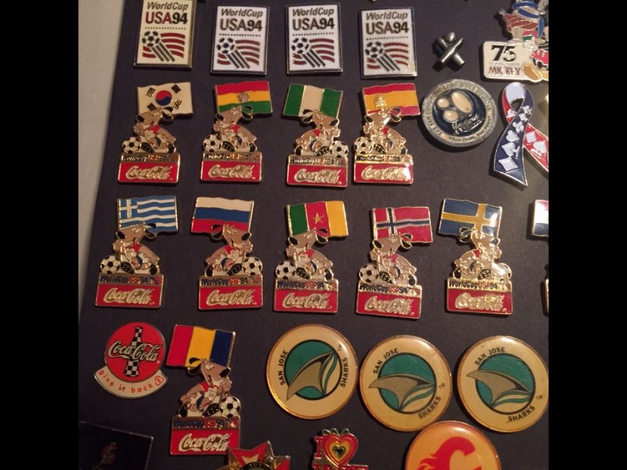 COCA COLA COLLECTABLE PINS - The Packrats Den